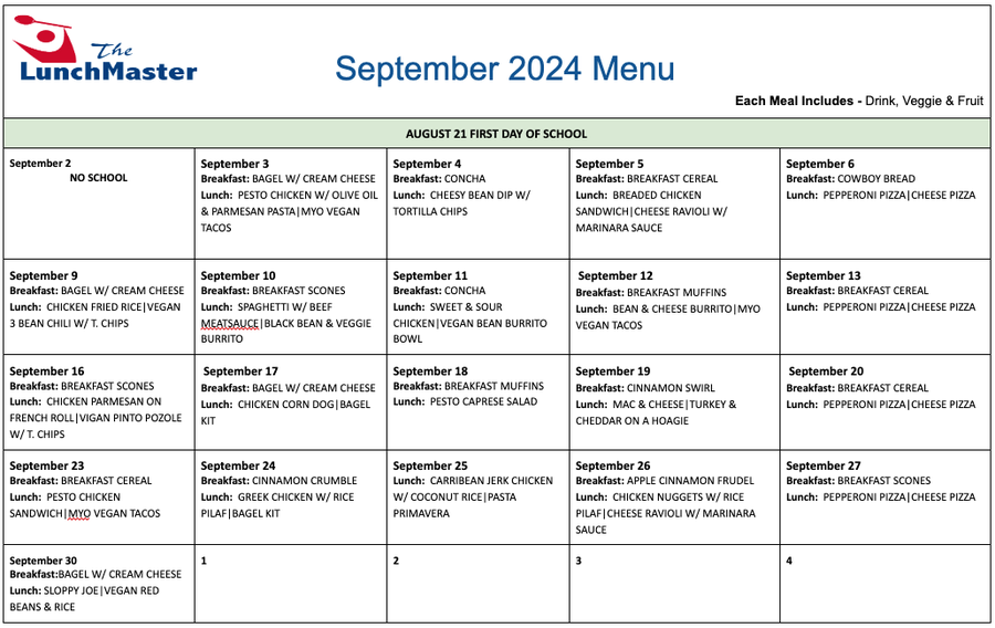 Kentfield School District Food for All Breakfast and Lunch Program ...